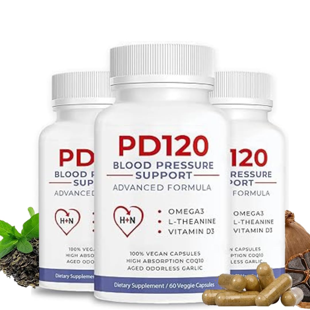 Amazon.com: PD120 Blood Pressure Supplement to Help Reduce High Blood ...