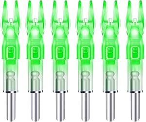 Amazon.com : DZHONGD Lighted Nocks for Arrows with .165/G, 204/X, 233/H, 244/S and .246/GT ...