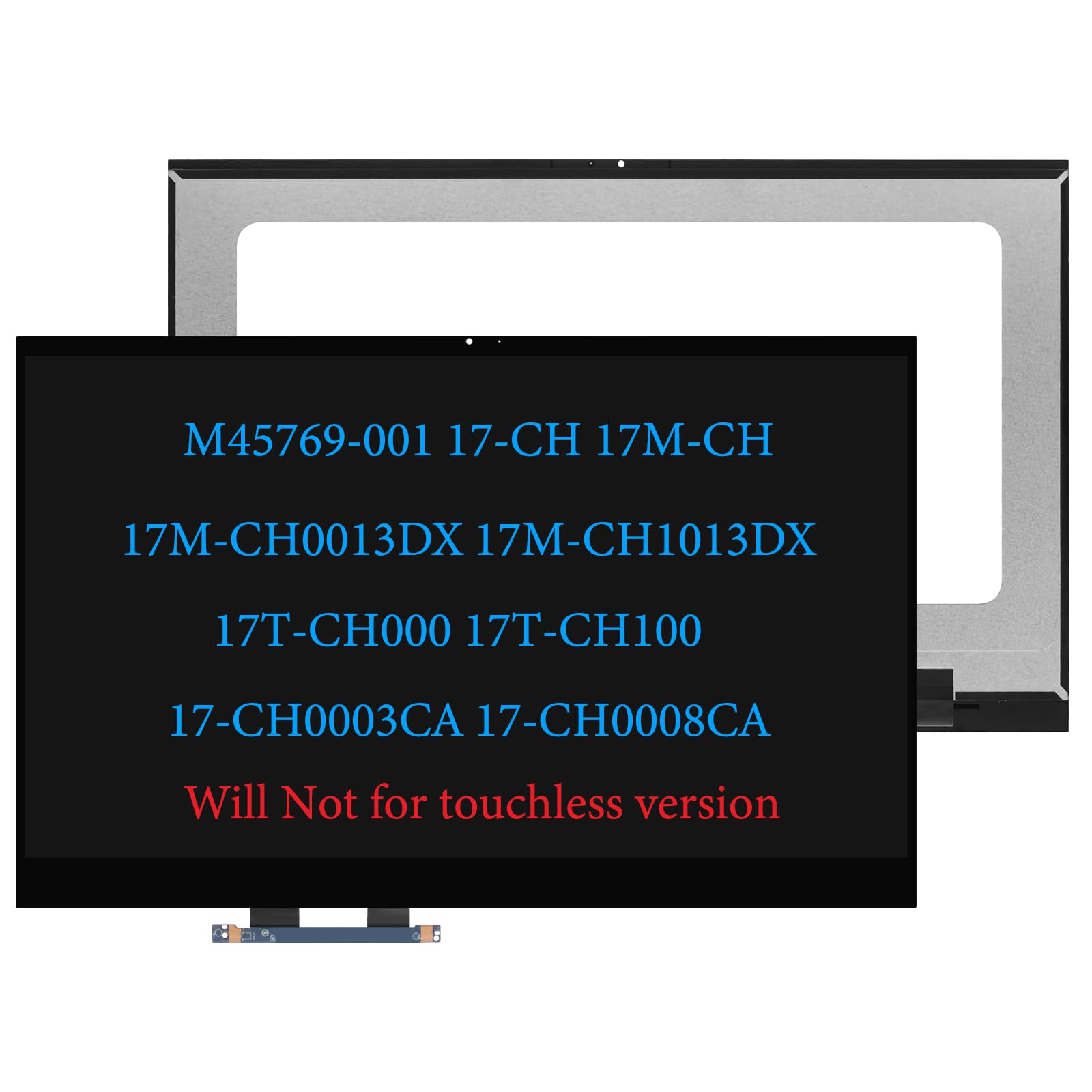 Amazon.com: M45769-001 17.3" Screen Replacement For HP Envy 17-CH 17M ...