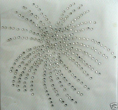 Amazon.com: Fireworks Iron On Hot Fix Rhinestone Transfer - Clear