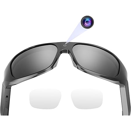 Amazon.com : Sunglasses Camera, KAMRE Full HD 1080P Mini Video Camera ...