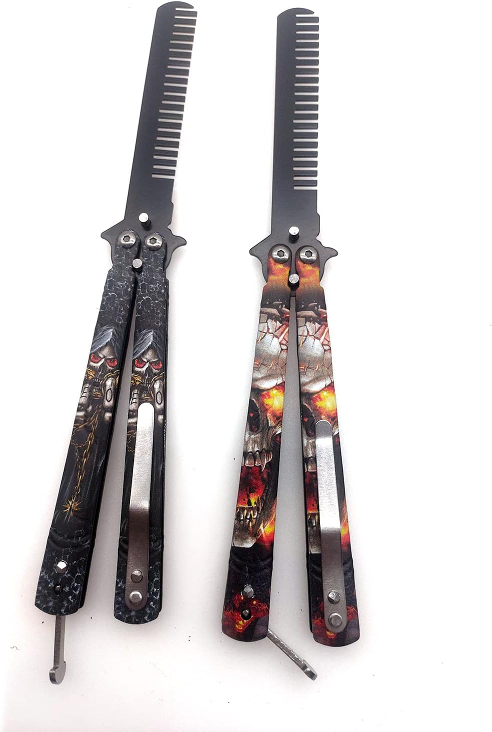 Amazon.com: Generic New 1Pc Black Metal Practice Butterfly Comb Style ...