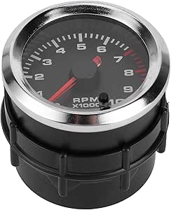 RPM Tachometer, 2in 10,000 RPM 7 Colors LED Shift Light Tachometer ...