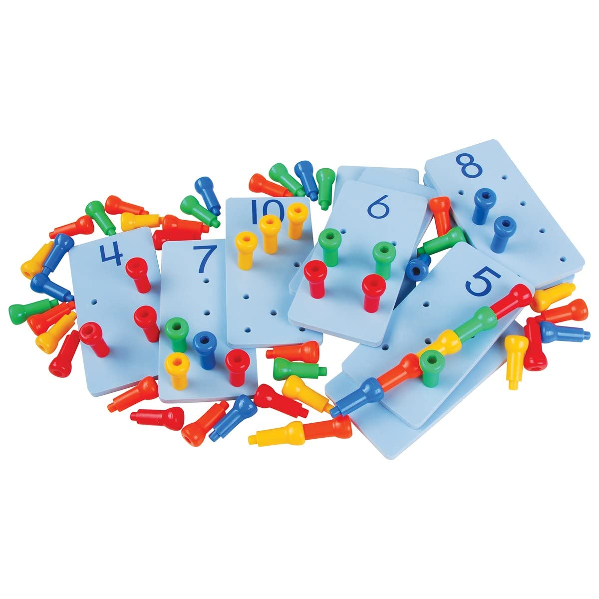 Amazon.com: Marvel Education Company Creative Minds Peg It Number ...