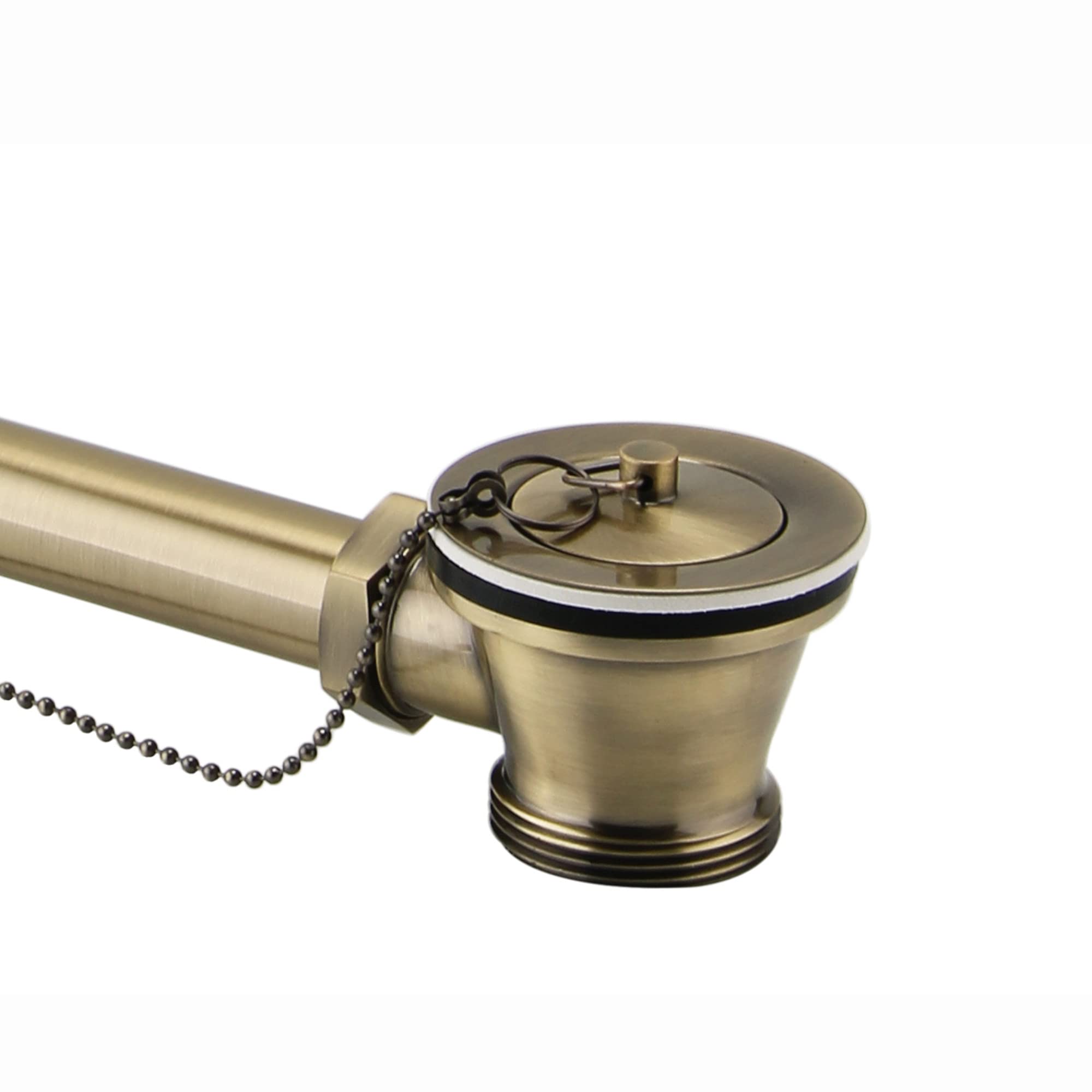 ENKI, W38, Traditional Exposed Bath Retainer Waste with Ball Chain Plug ...