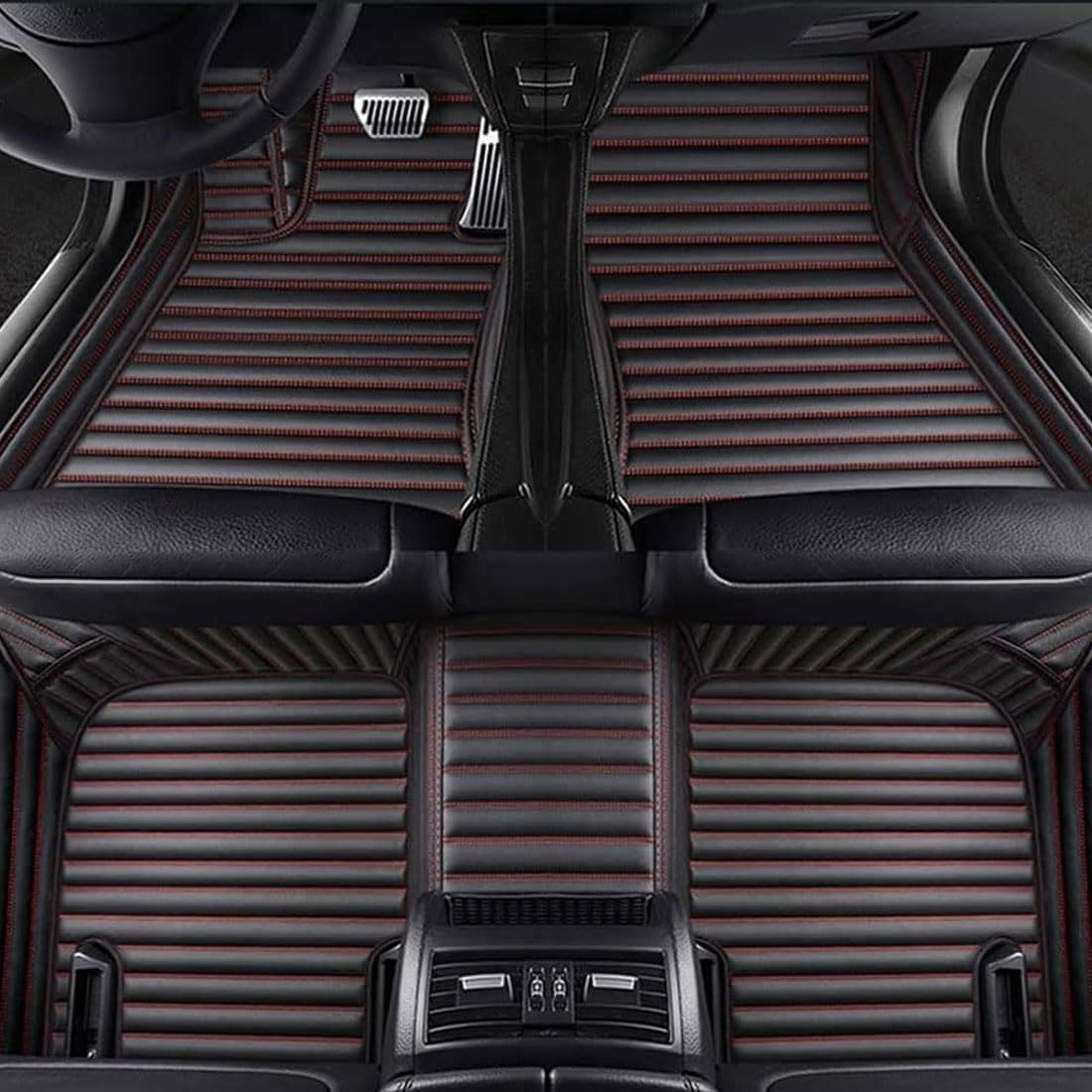 Full Coverage Car Leather Floor Mats for B-enz C Class W205 2023(RHD ...