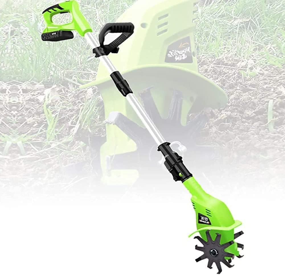 Electric Hand Cordless Rotavator, Garden Tiller Rotavators with 4000Mah ...