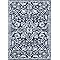 Della Grey Vintage Medallion Pattern Area Rug 160x220 cm (5'3"x7'3" ft ...