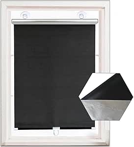 Amazon.com: Sunshade Curtain with Suction Cups,Adjustable Blackout Curtains,Temporary Windows ...