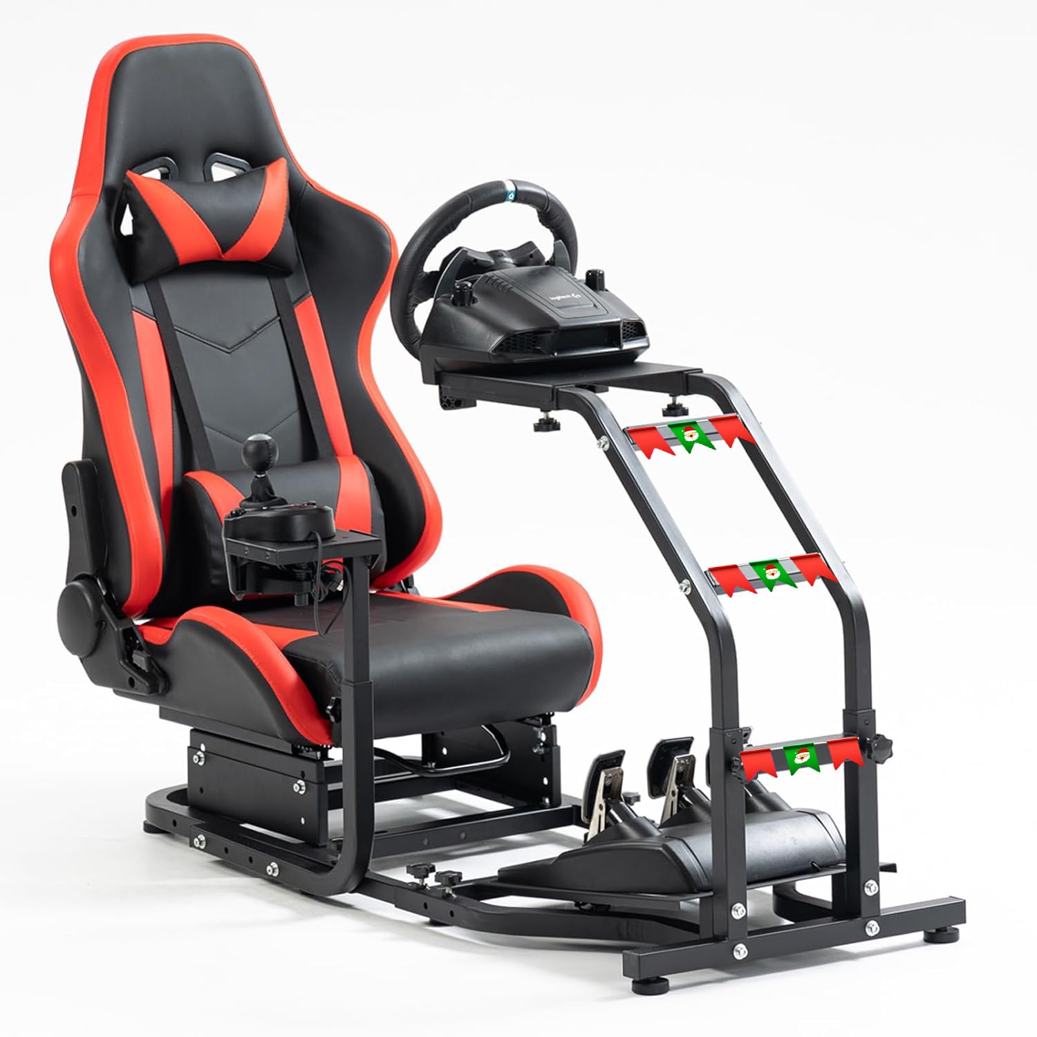 Buy Marada Real Racing Simulator Cockpit with Red Seat Support for PXN ...
