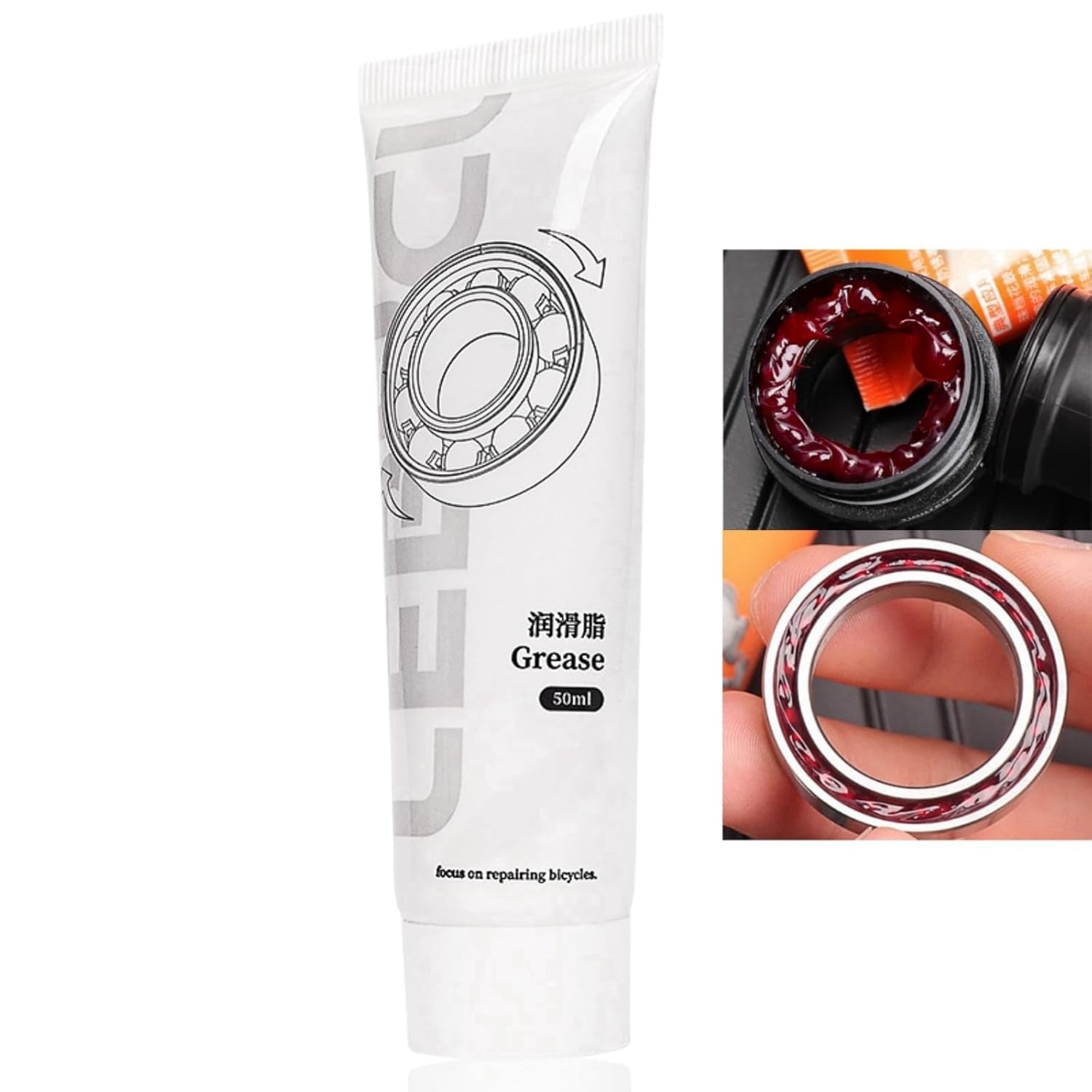 50ml Bicycle Grease,High Temperature Assembly Lubricant,Lithium Grease ...