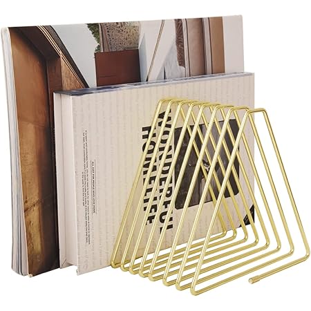 Amazon.com: JIARI Decorative Book Organizer Magazine Holder, Desktop ...