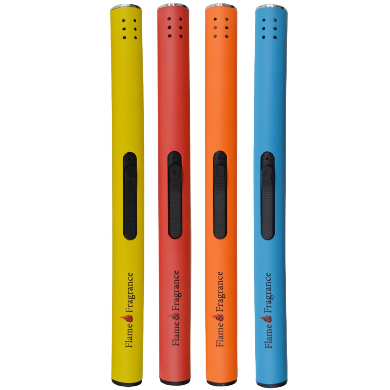 Cello Multi-Coloured Lighters Multipack. 4 X Long Lighters. Long Candle ...