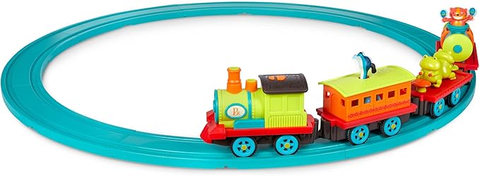 Amazon.com: B. toys- Critter Express- Train Set – Musical Train ...