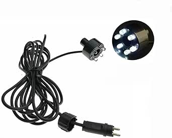kawehiop RGB 6 LED Pond Lights Underwater, AC12V Water Fountain Light ...