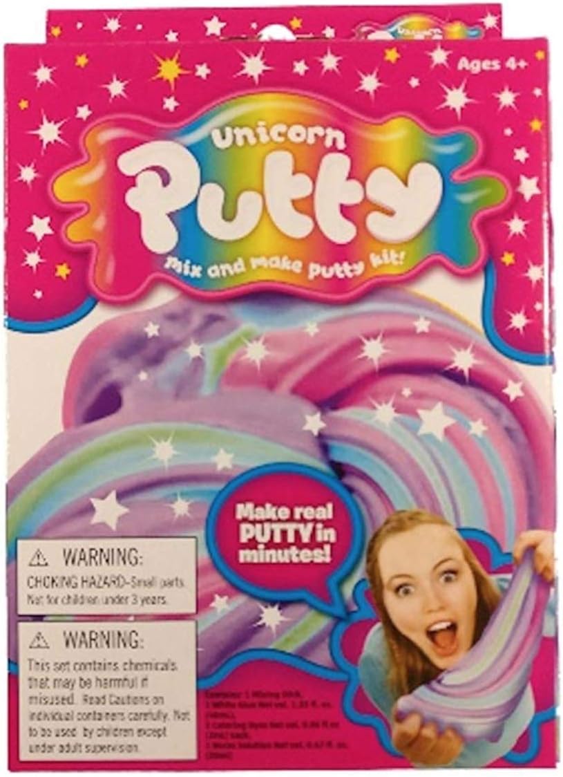Amazon.com: The Spotted Moose DIY Unicorn Putty Mix and Make Kit : Toys ...