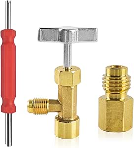 Amazon.com: FALVFUN R134a Can Tap, Self-Sealing & Puncture Vehicle ...