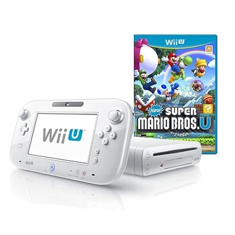 Amazon.com: Wii U 8GB Basic Set Console + New Super Mario Bros. U ...