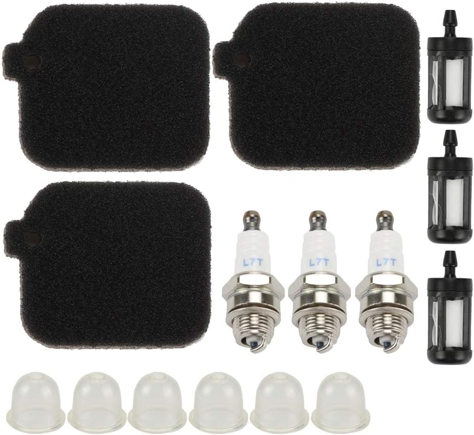 Amazon.com : Anzac 4229 120 1800 Air Fuel Filter Spark Plug for Stihl ...