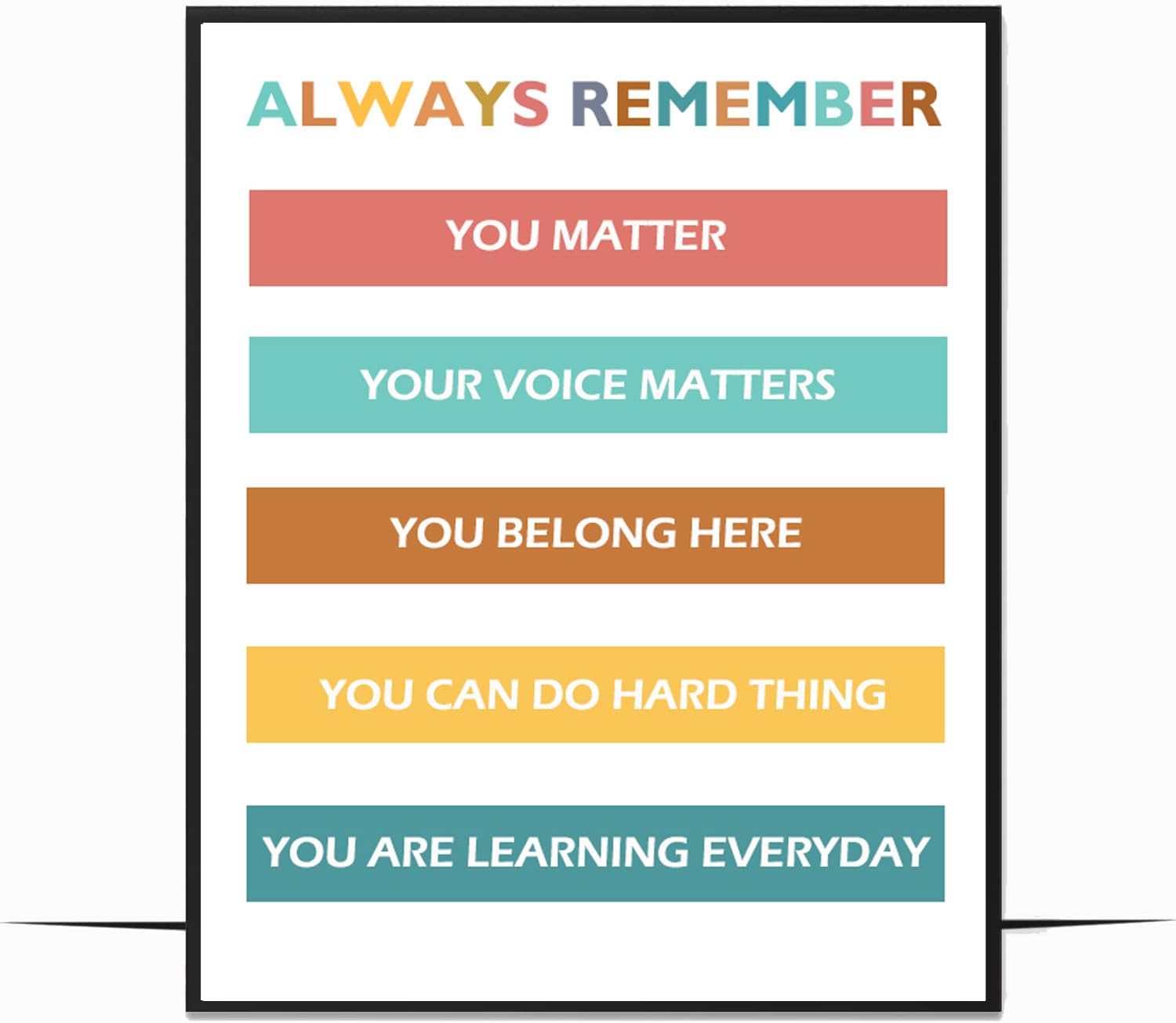 Amazon.com: Boho Classroom Decor - Always Remember, You Matter Positive ...