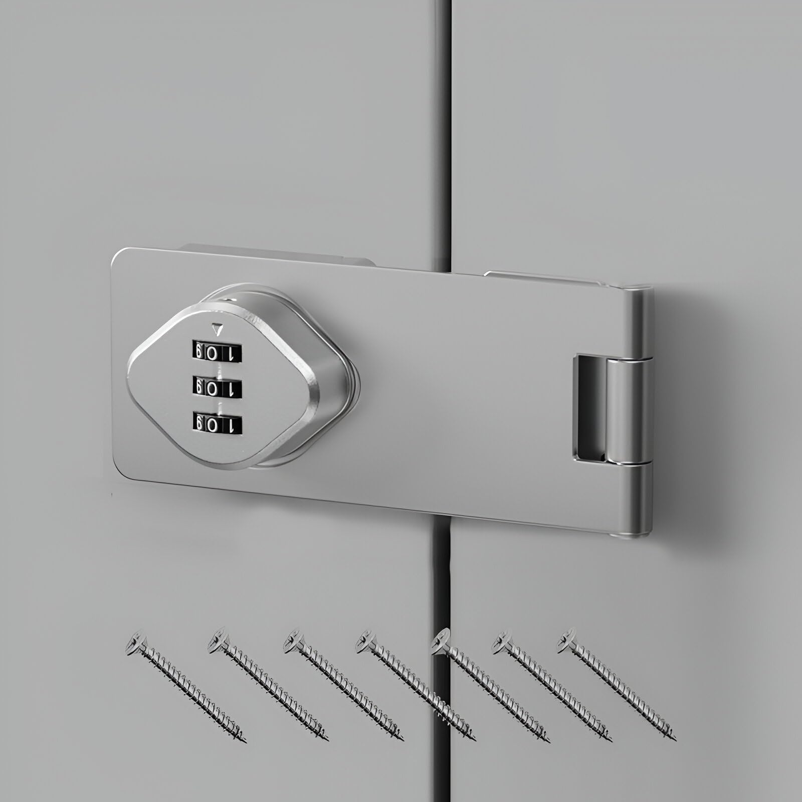 ETEKJOY Keyless Cabinet Lock 3-Digit Password Combination Code Hasp ...