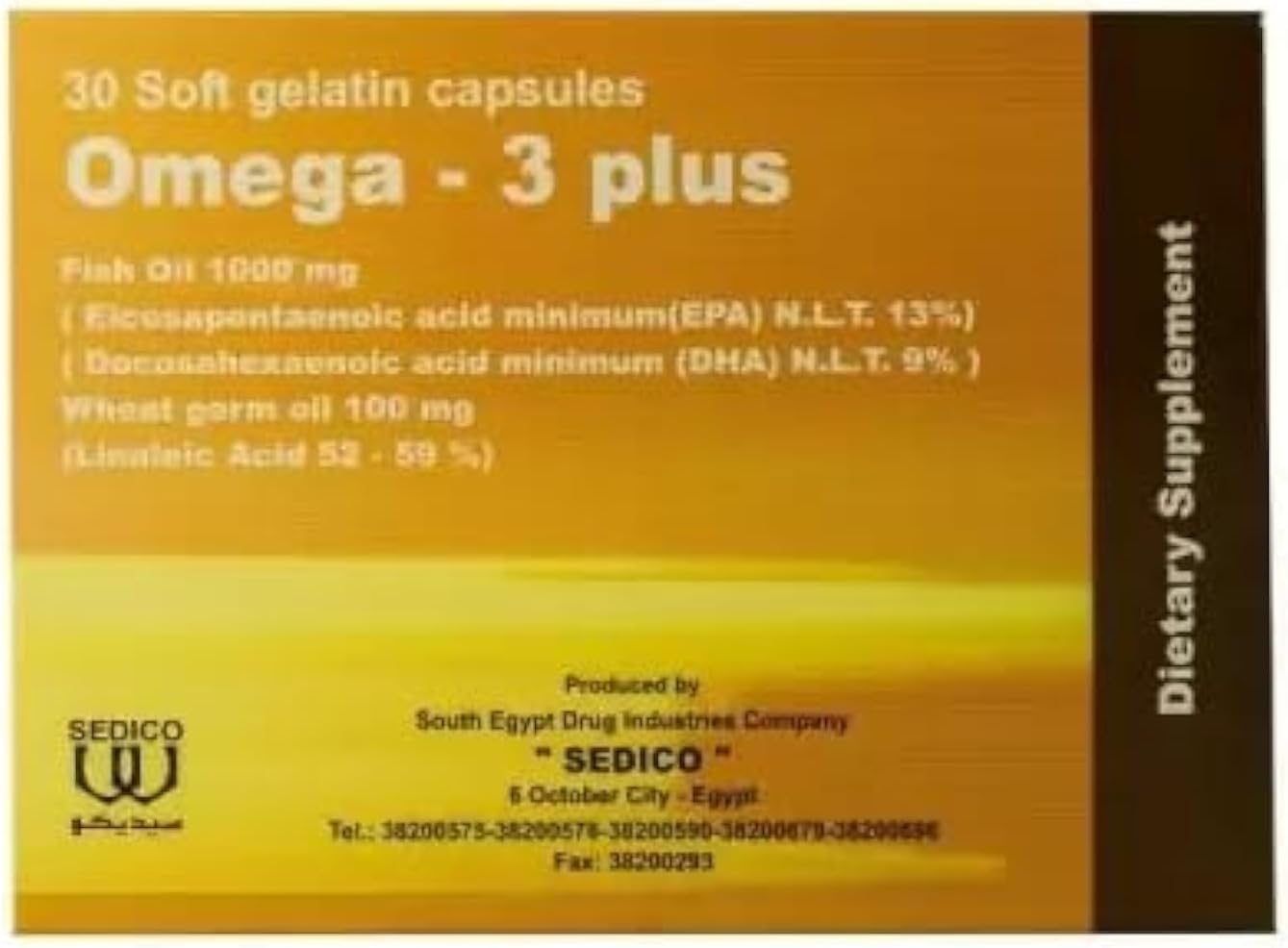 كبسولات اوميجا 3 بلس 30 كبسولة : Amazon.eg: المنتجات الصحية والمنزلية