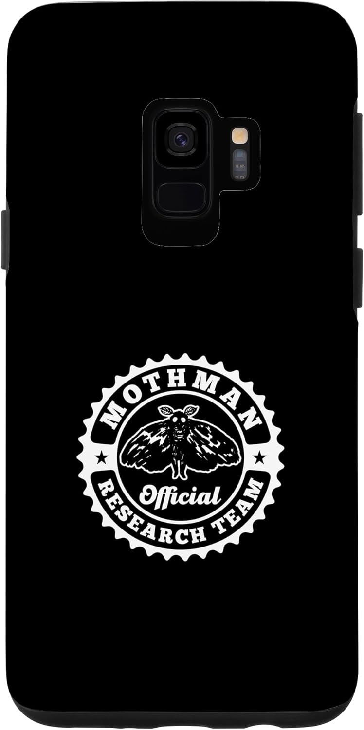 Amazon.com: Galaxy S9 Mothman Official Research Team Cryptid Cryptozoology Case : Cell Phones ...