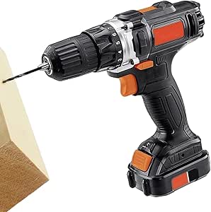 12V inalámbrico 3/8" Kit de taladro/driver con batería de litio y ...