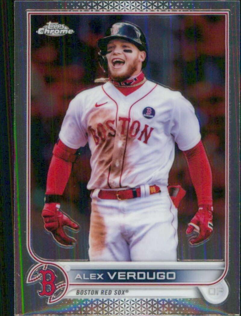 Amazon.com: 2022 TOPPS CHROME #33 ALEX VERDUGO BOSTON RED SOX BASEBALL ...