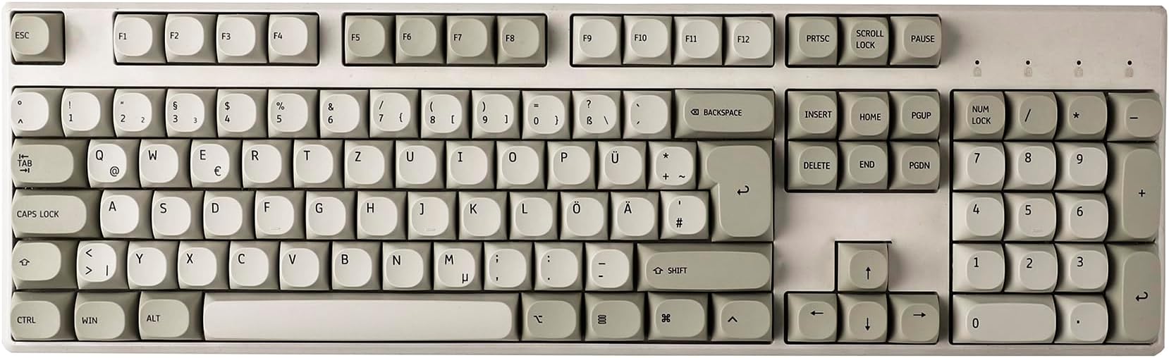 White Jade Keycaps 142 Keys PBT Keycaps, SA Profile Translucent Shine ...