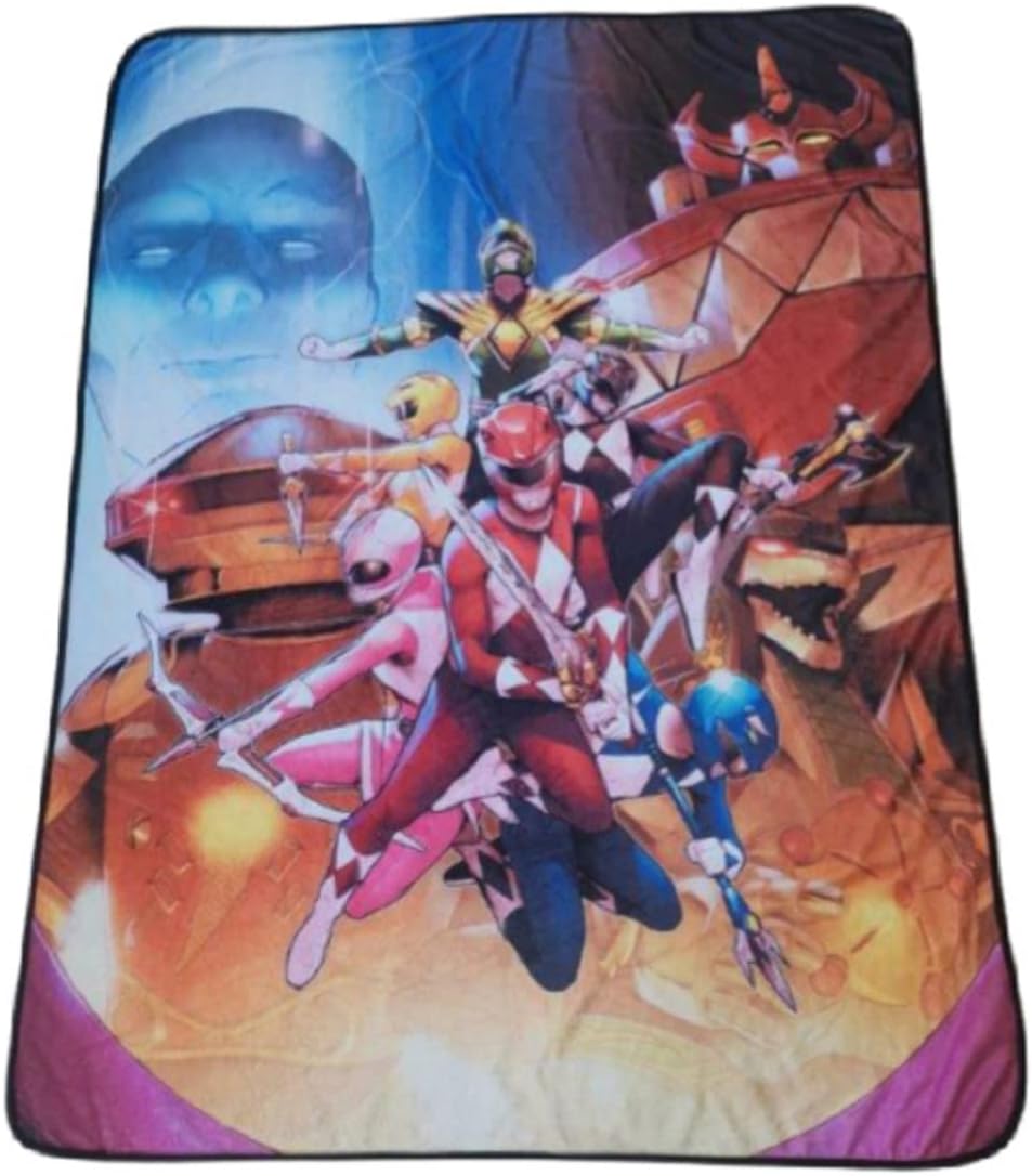 Amazon.com: Classic Imports, Inc Power Rangers Fleece Throw Blanket ...