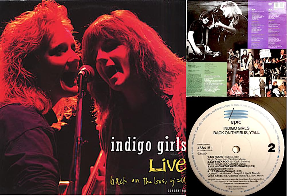 Amazon.com: Indigo Girls: Live: Back On The Bus, Y'All [1991 import ...