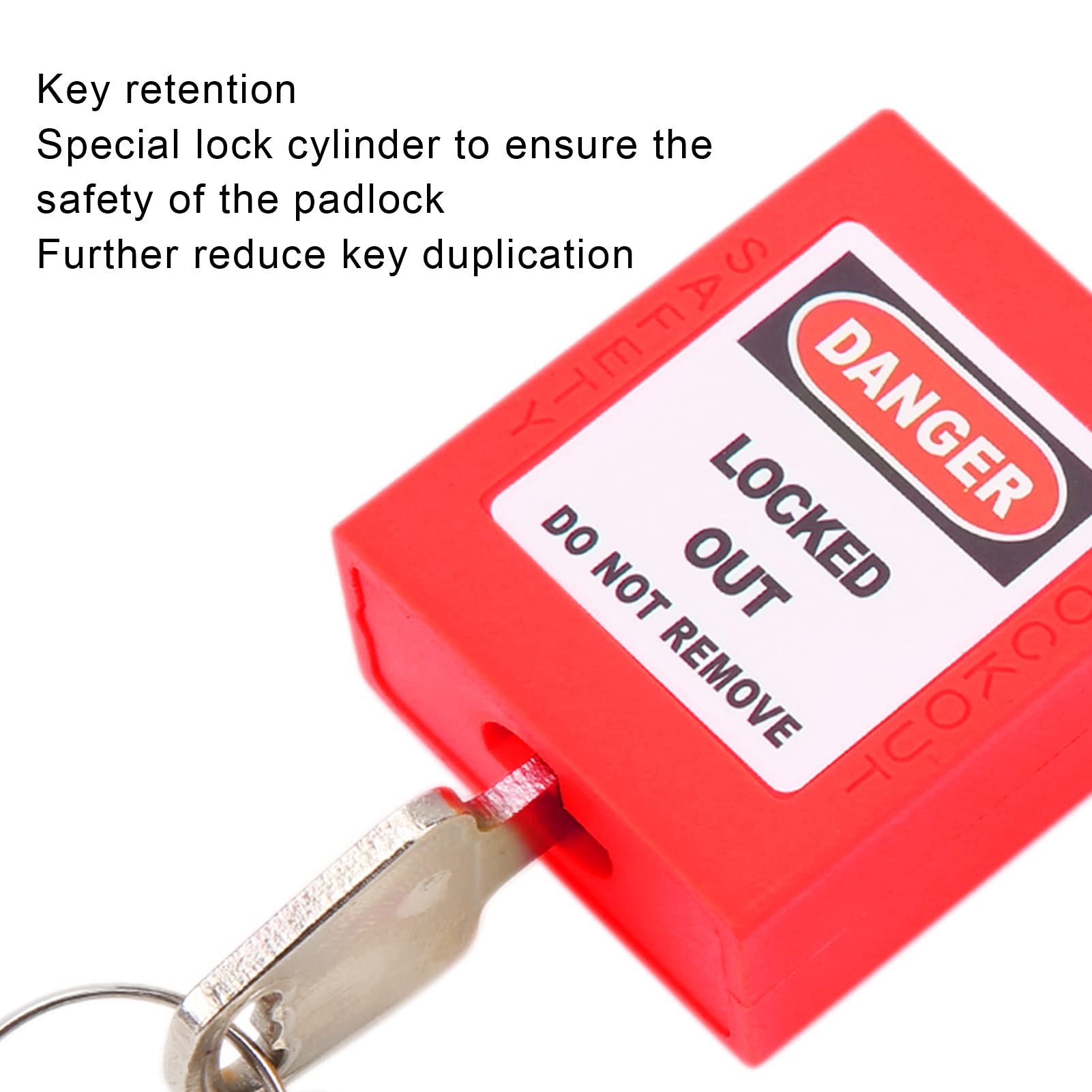 KooingTech Lockout Padlock, 38MM Padlocks with Keys, 10 Sets Lockout ...