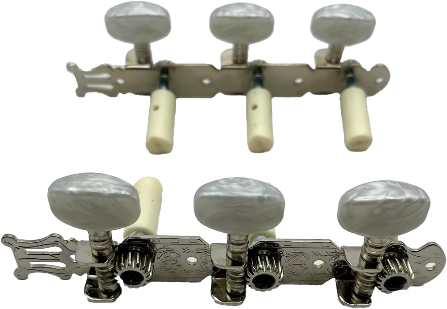 Amazon | LISPHOS ギター ペグ クラシックギター チューニング 金具 ネジ アコギ (シルバー2) | アコースティックギター ...