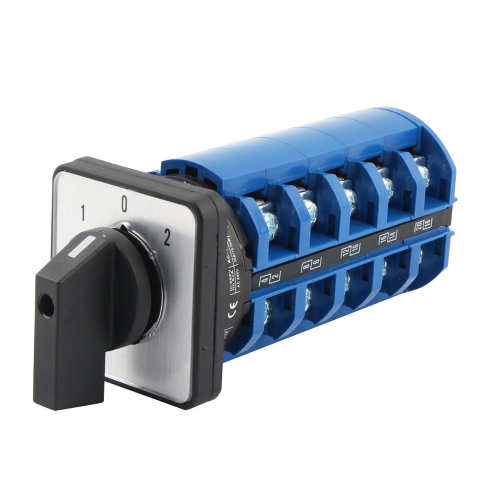 LW26-125 Switch 125A Dual Pole Cam Switch - 3 Position Power Transfer ...