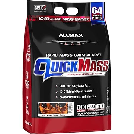 Amazon.com: ALLMAX Nutrition - QuickMass - Mass Gainer with Complex ...