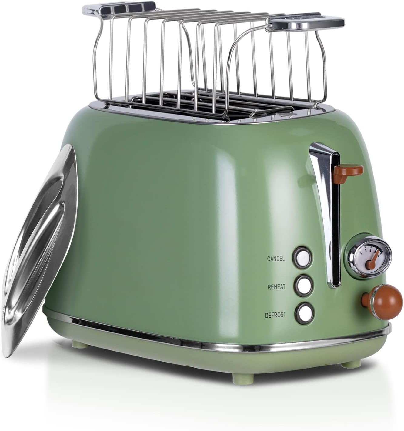 Amazon.de: Russell Hobbs Toaster [für 2 Scheiben] Retro Edelstahl Rot ...