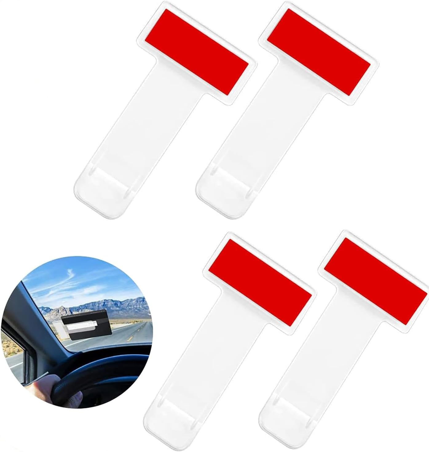 Jormftte Car Parking Ticket Holder Clip, Parking Permit Holder for Car ...