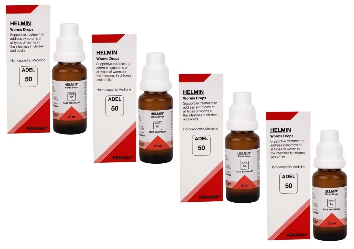 ADEL - 50 Worms Drops(Pack of 4) : Amazon.in: Health & Personal Care