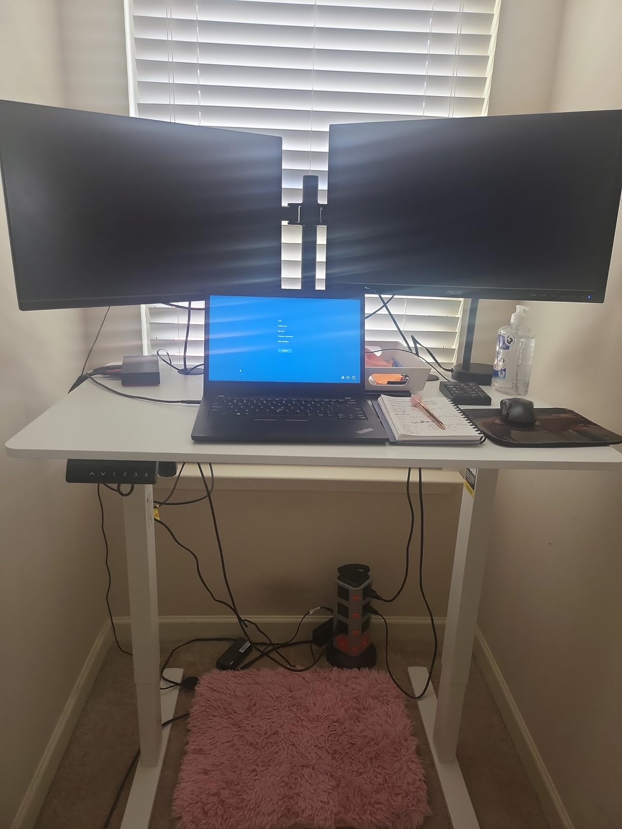 $25/mo - Finance Standing Desk, 48 x 24 in Electric Height Adjustable ...