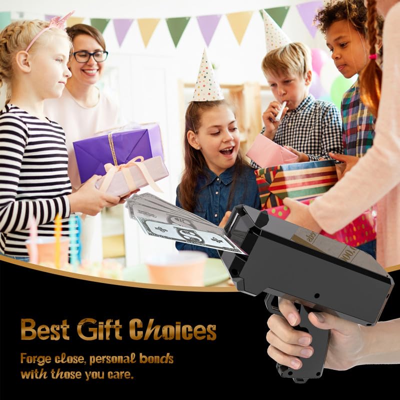 RUVINCE Money Gun Shooter Money Gun for Movies That Look Real, Prop Gun ...