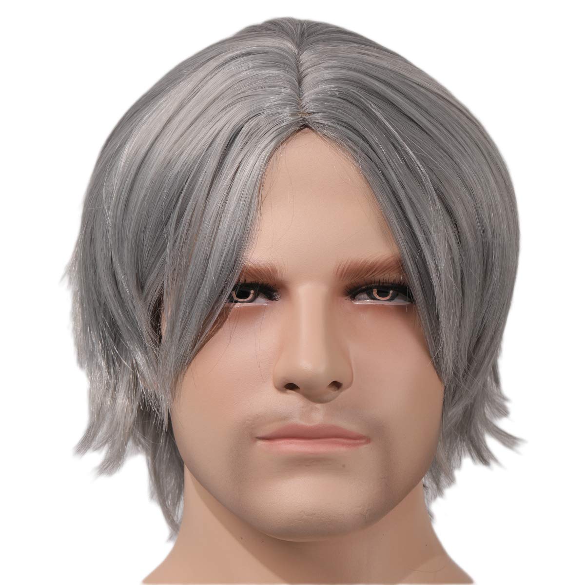 Buy Dante Devil May Cry 5 Cosplay Wig Xcoser Game Role Grey Silver Hair ...