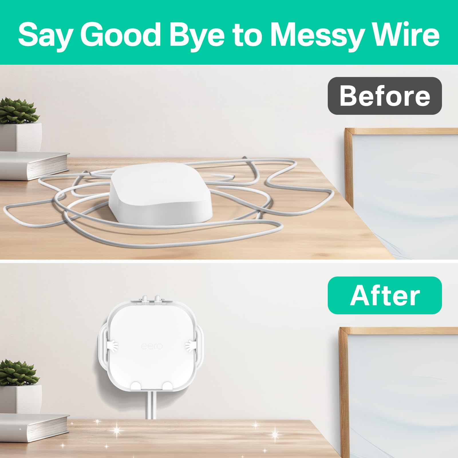 Snapklik.com : Rimous Metal Wall Mount For Eero Pro 6e Mount And Pro 6 ...