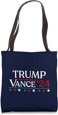 Amazon.com: Trump JD Vance 2024 Donald Trump 47th President & VP Tote ...