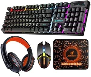 Amazon.com: Arabic Gaming Keyboard 4 in 1 CT4-01 Gamers Combo Gaming ...