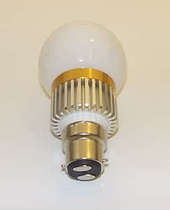 Amazon | 日本製 360°照射 調光対応 電球色 3WのLED素子実装 40W白熱電球相当 B22口金 シリカ電球互換 | ZeroNoise | LED電球