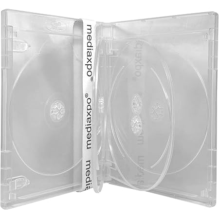 Amazon.com: mediaxpo 10 Premium Slim Blu-Ray Single Cases 7MM : Home & Kitchen