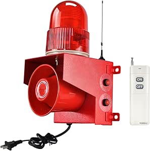 Amazon.com: EOKHEOY Wireless Remote Control Alarm Siren 0.31Mile ...
