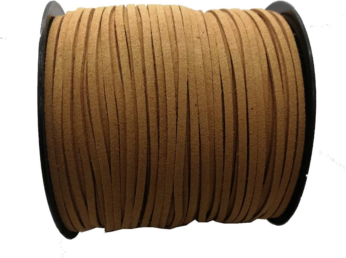 Amazon.com: 3pcs Leather String Suede Cord 2.6mm x10 Yard Leather Lace ...