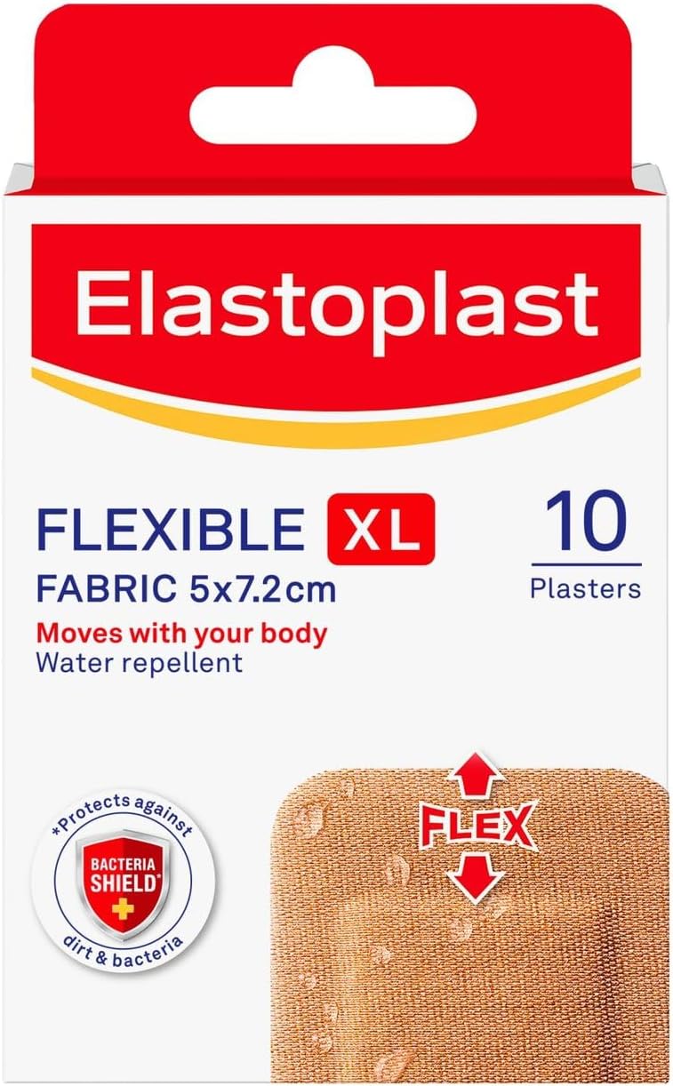 Amazon.com: Elastoplast Extra Flexible Fabric Plaster Strips (40 Pieces ...